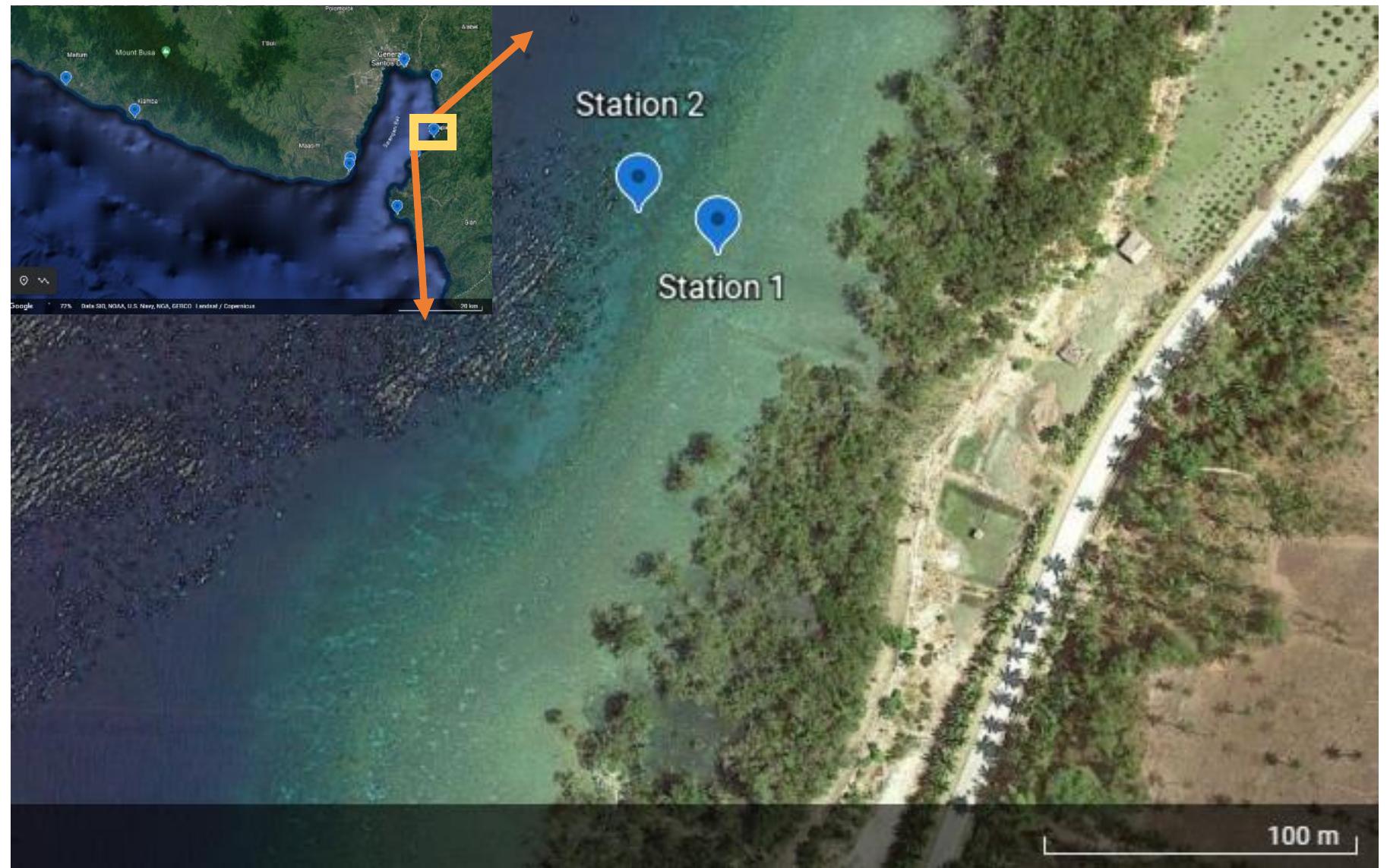 Magnified image of site 3, located at brgy. pananggalon,