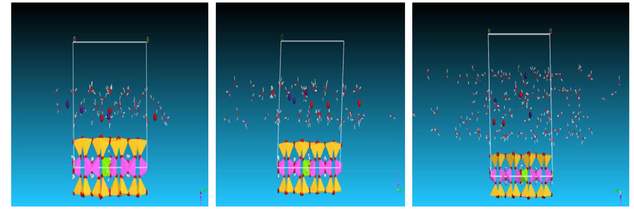 A snapshot of na/cs-mmt hydration dynamics processes with