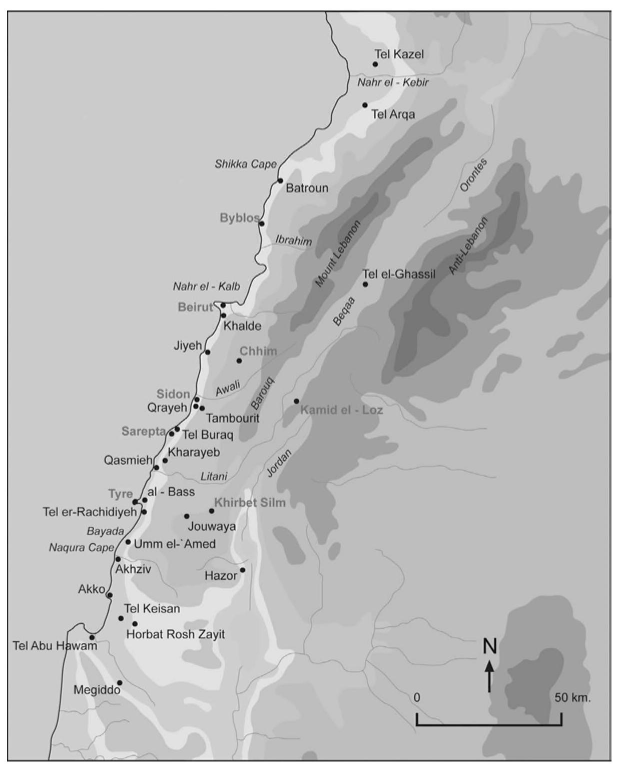 Figure 1 - from The impact of the Sea Peoples in Central