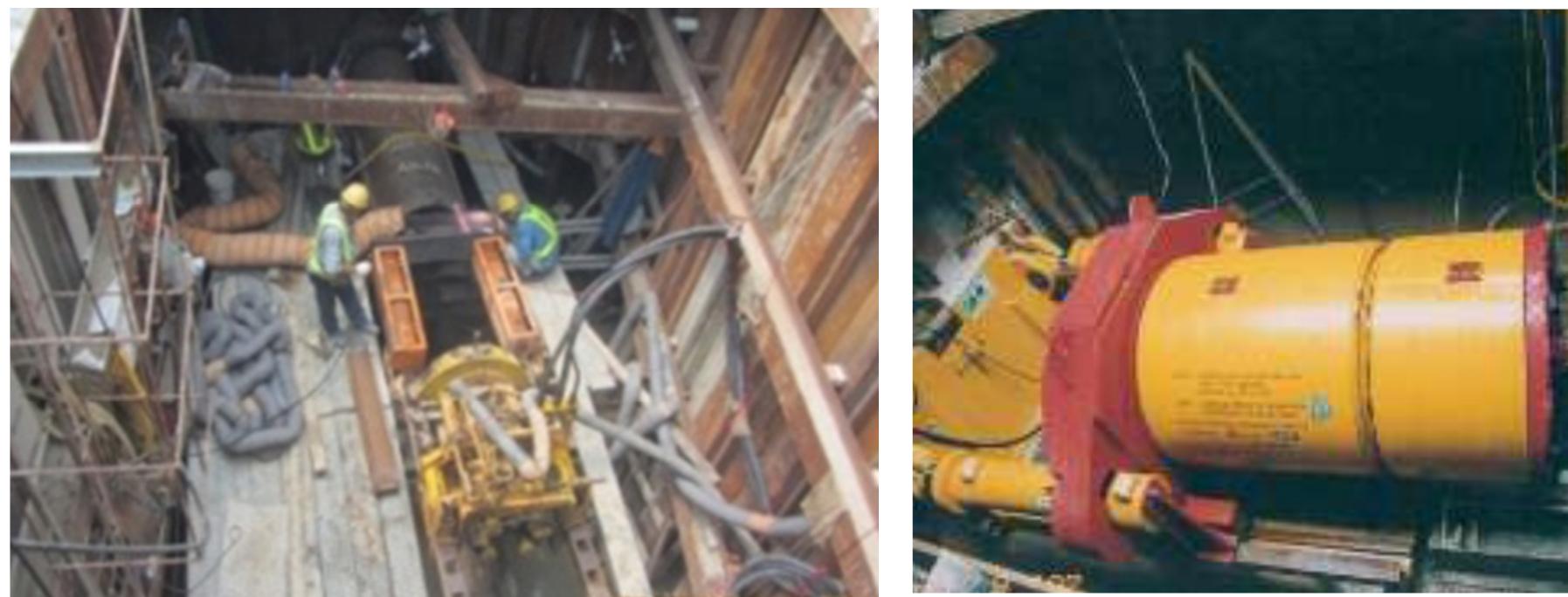 Pipe jacking method for dcs pipelaying at complex sites.