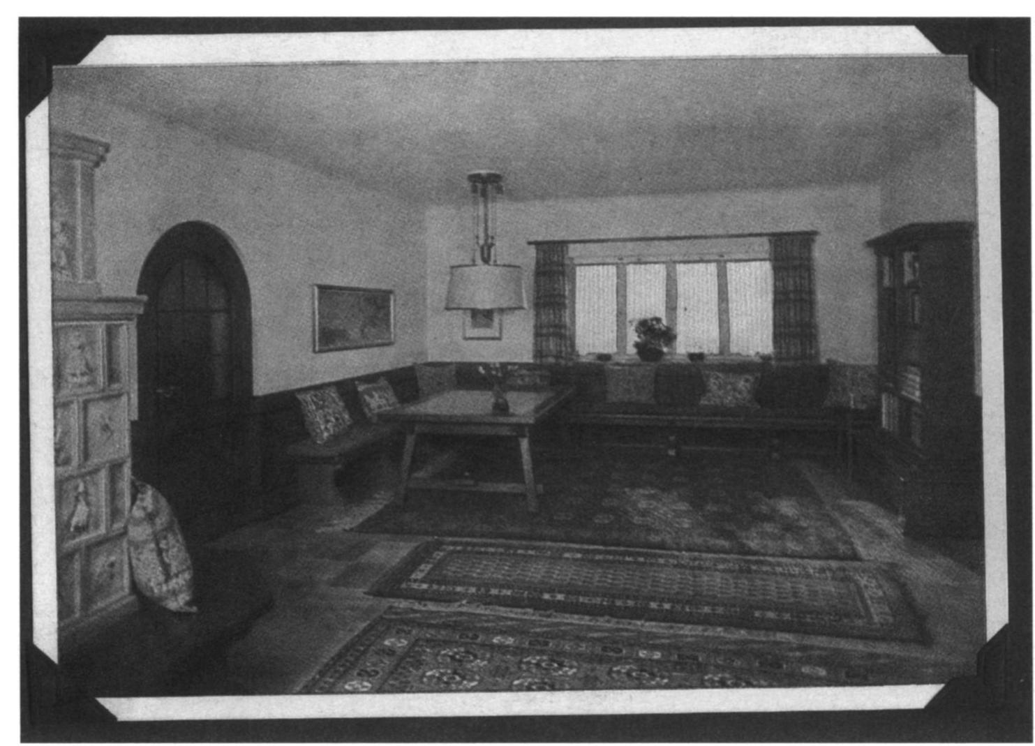 B. hitler's living room. image courtesy of the rare book and