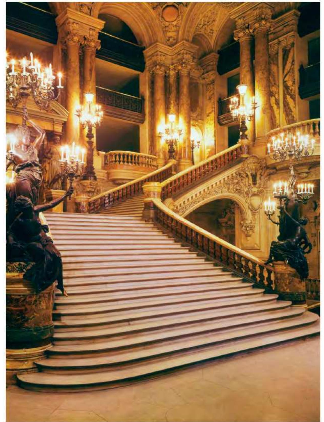 Garnier, paris opera grand staircase, 1861-75, paris, france