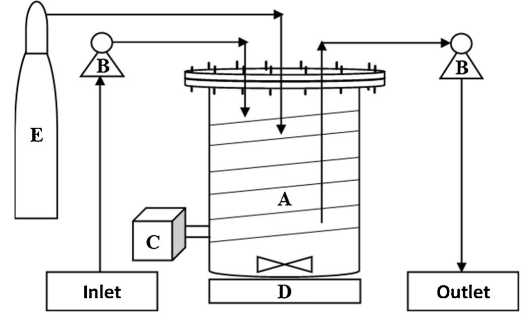 Schematic diagram of lab-scale reactor. [a. anaerobic