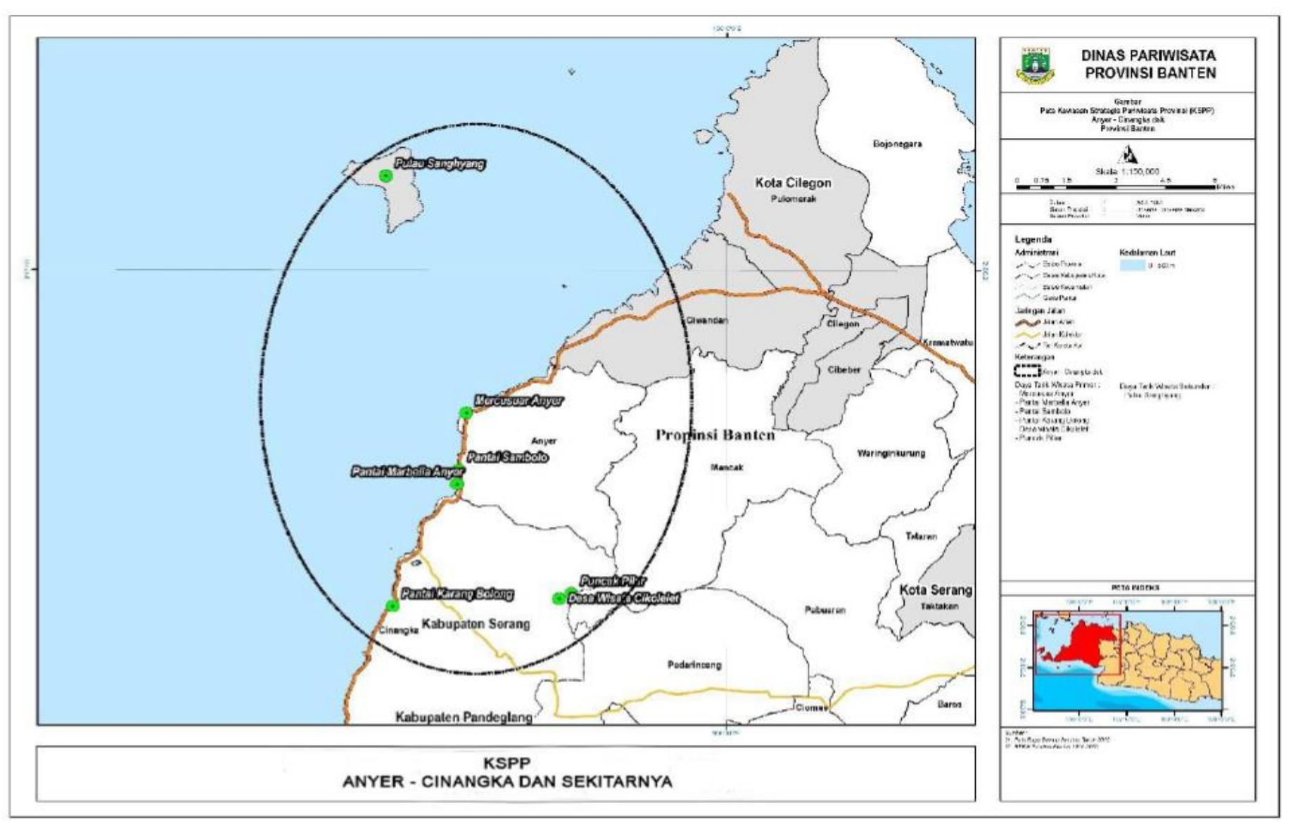 anyer - cinangka area is located in anyar district in the