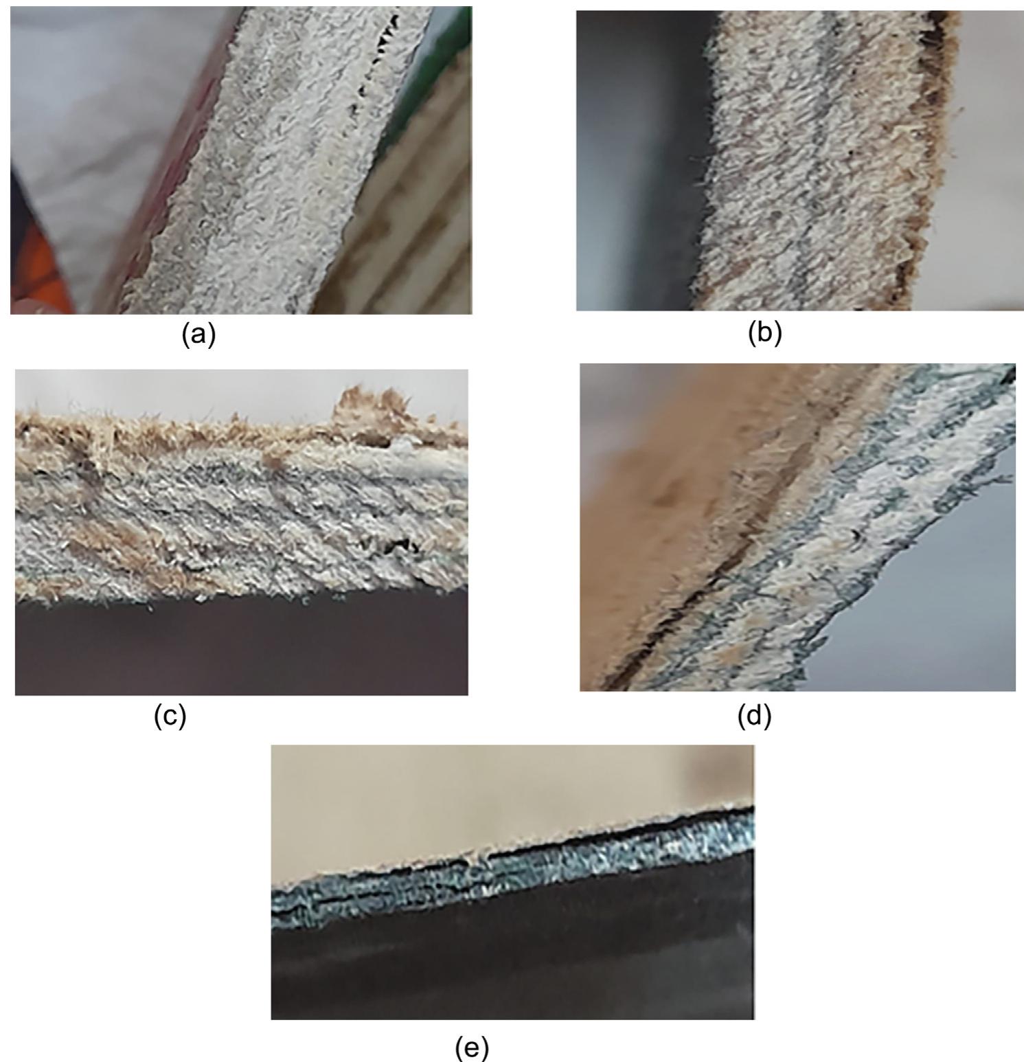 A. 8 plies of jute. b. 6 plies of jute and 2 plies of silk.