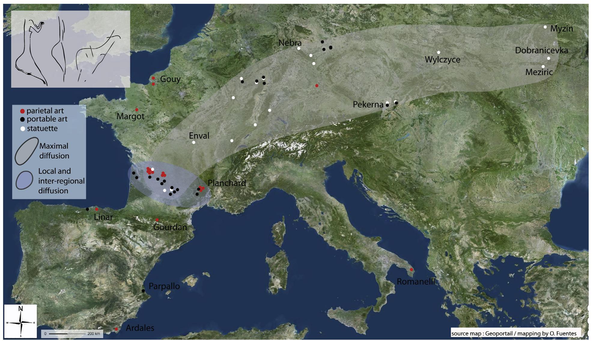 Figure 4 - from An approach to Palaeolithic networks: The