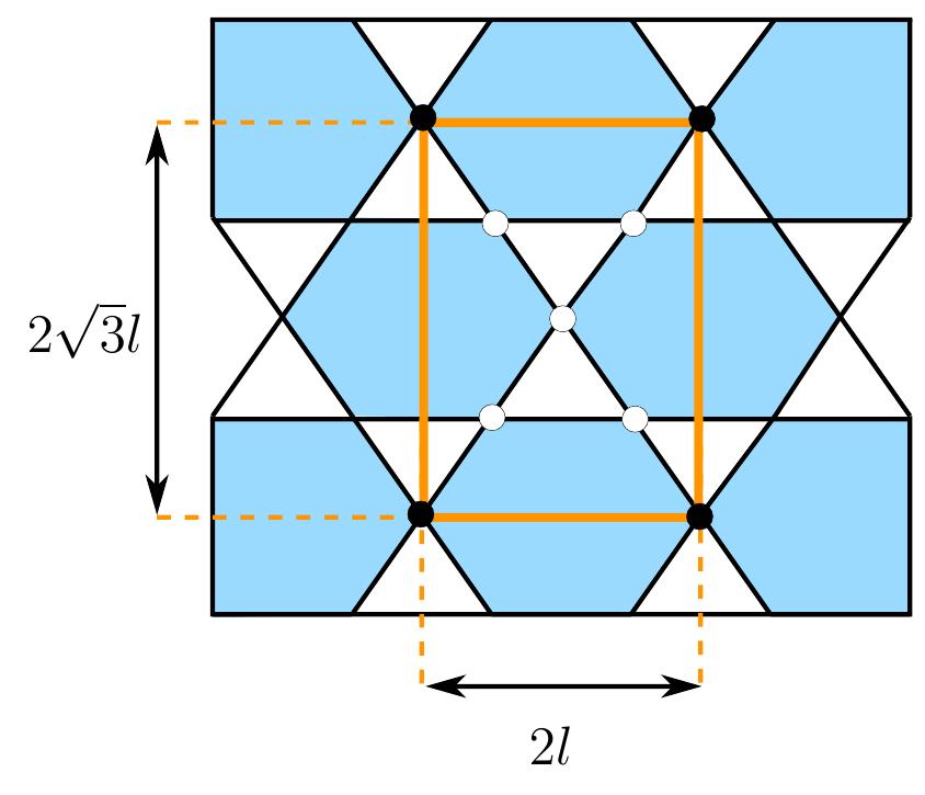 A.22: a basic cell of a kagome grid. the pattern is compared
