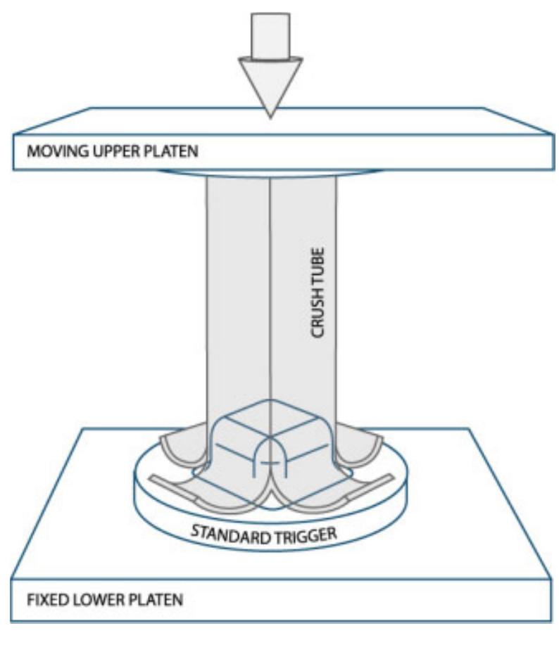 -16. schematic of a tube crush test with internal plug