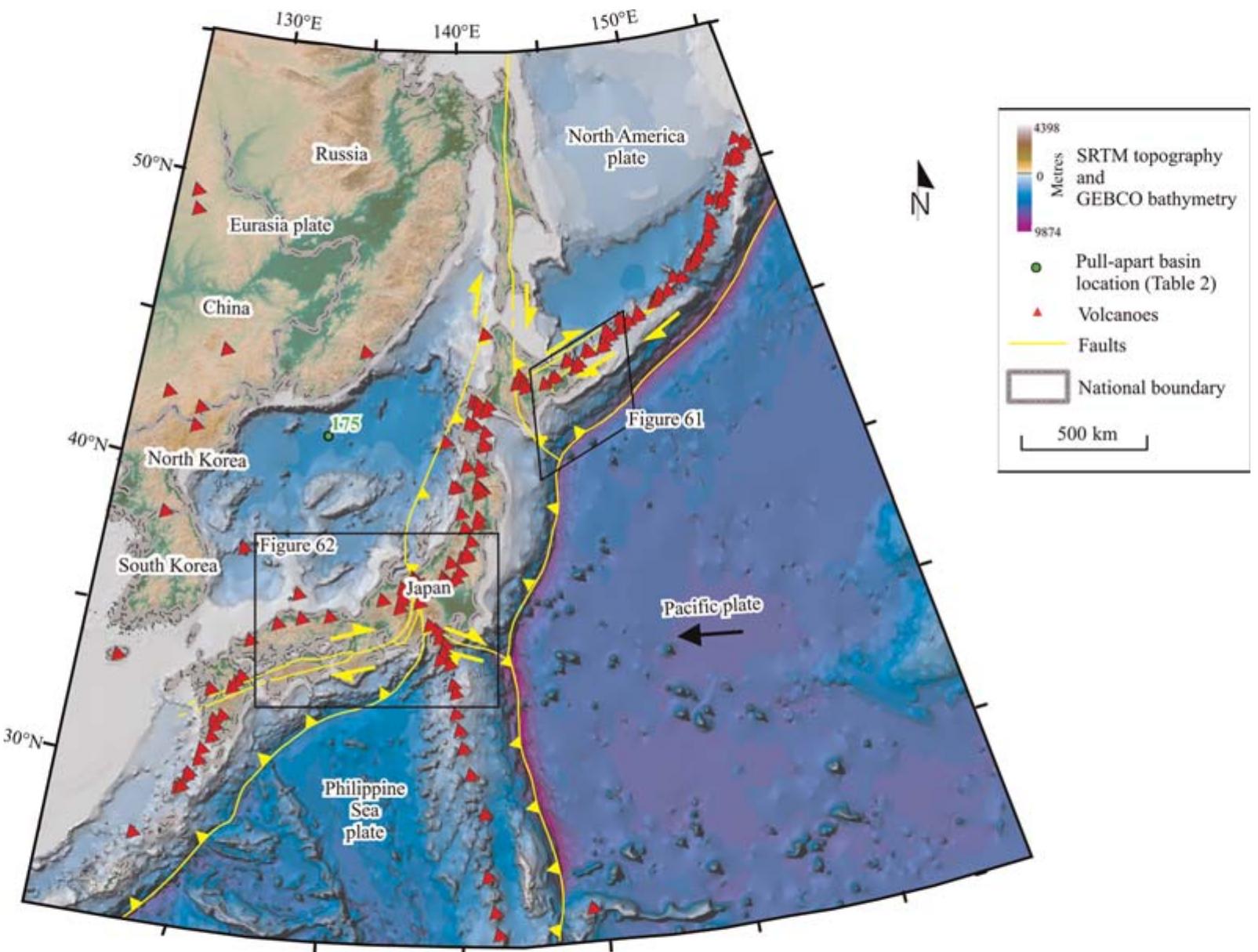 Regional tectonic map of active to cenozoic strike-slip