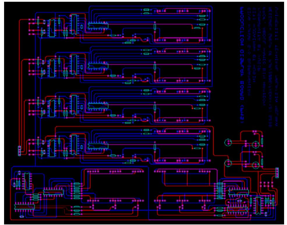 The production status display board design of the pms 2.4