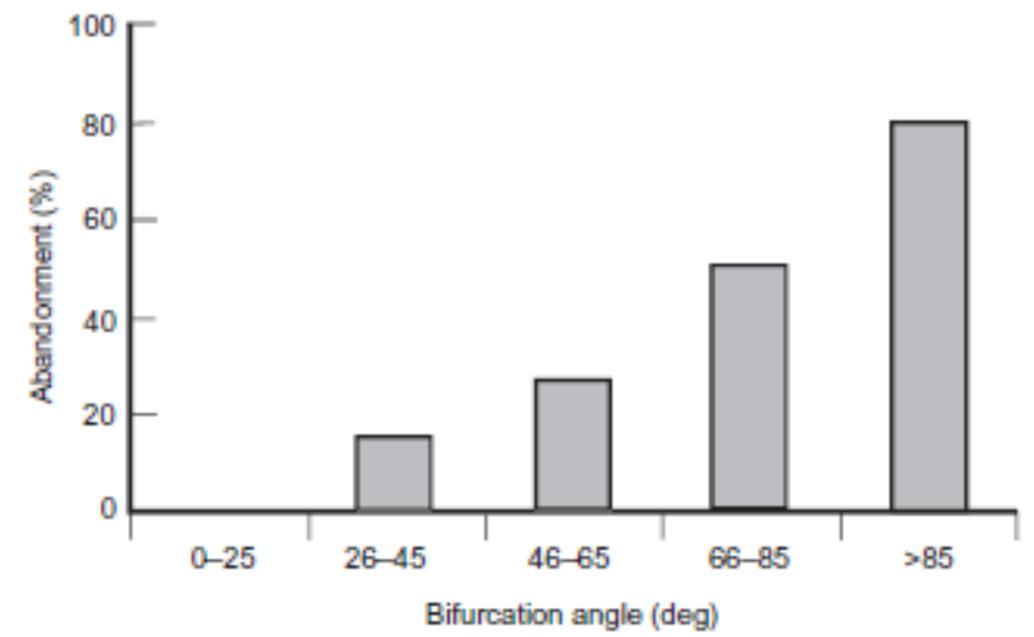 19 distribution of channel abandonment as a function of