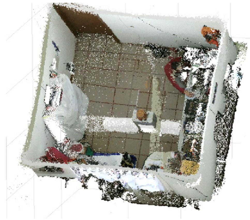 Point cloud fusion. this image shows the fusion of four