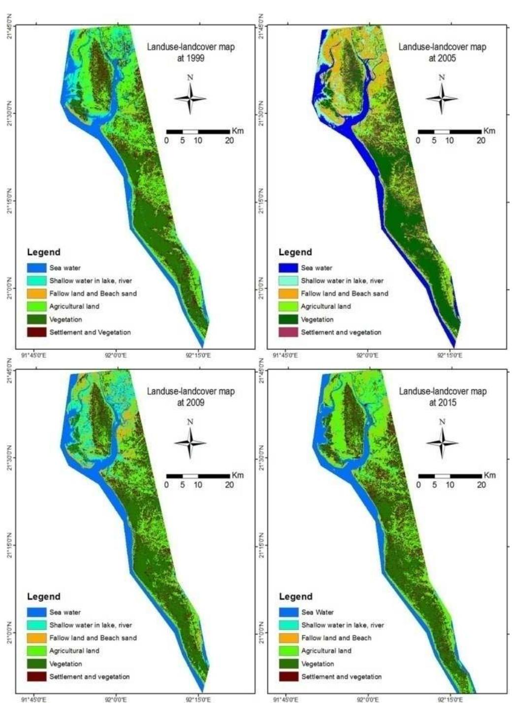Biophysical resource distribution (lulc types) of the study