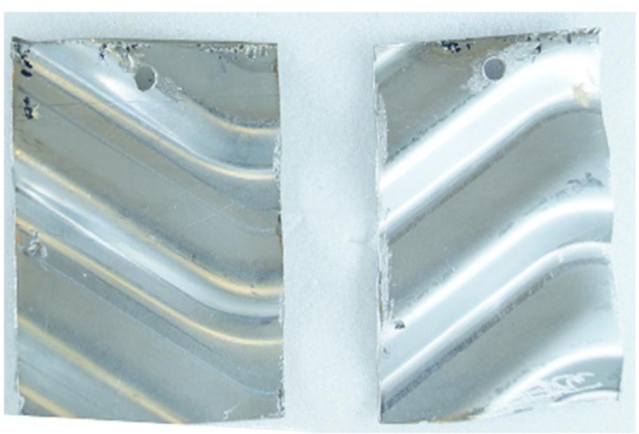 Specimens after pitting corrosion test.
