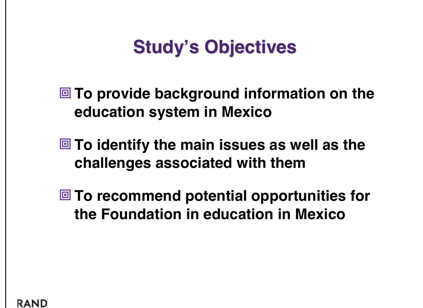 Figure 2 - Education in Mexico: Challenges and Opportunities
