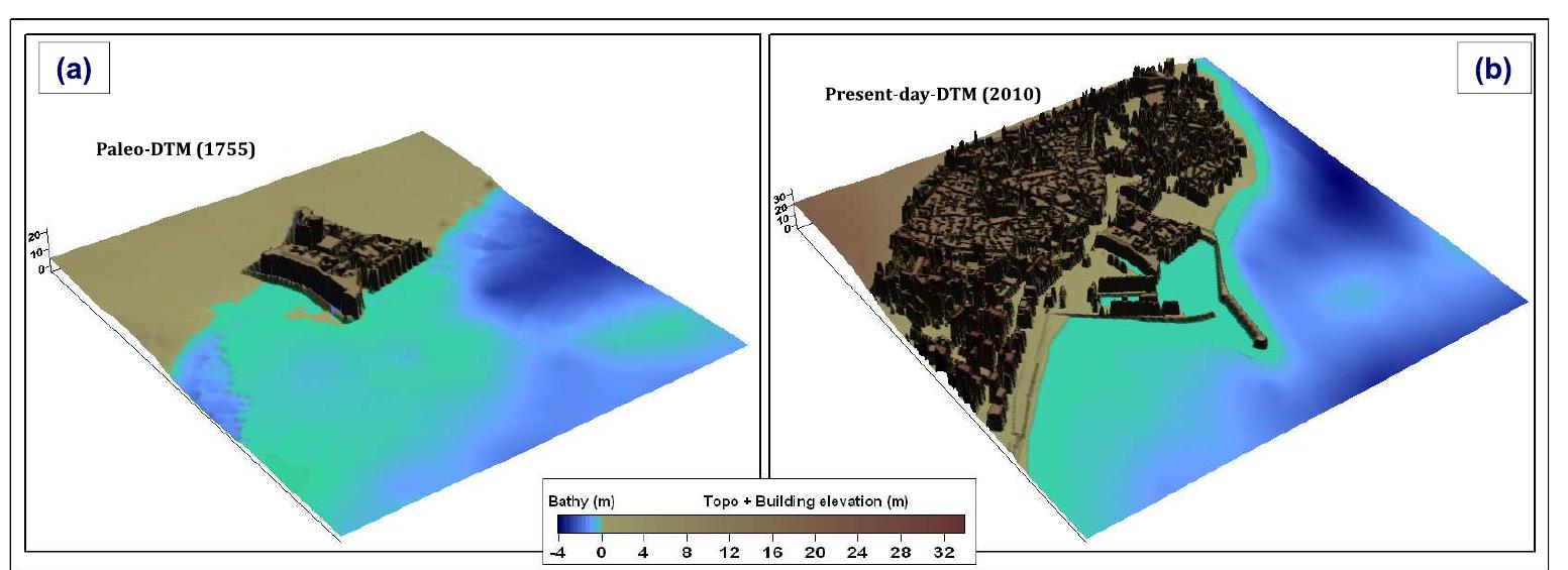 5-m resolution digital terrain model (dtm) for the study