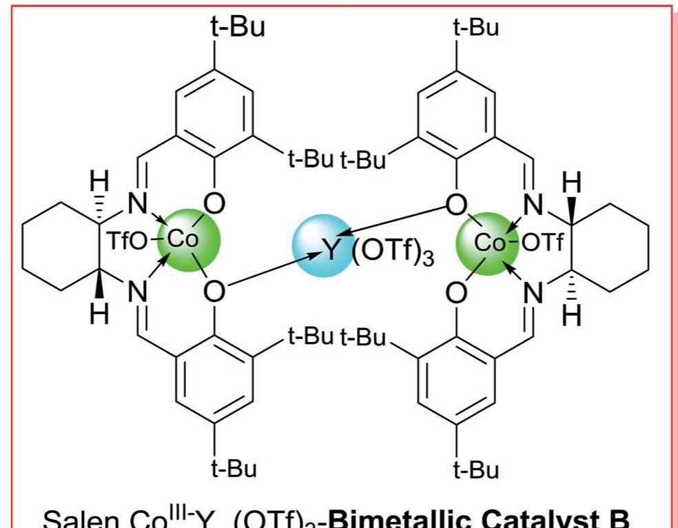 Structures of monomeric and dimeric salen co complexes.