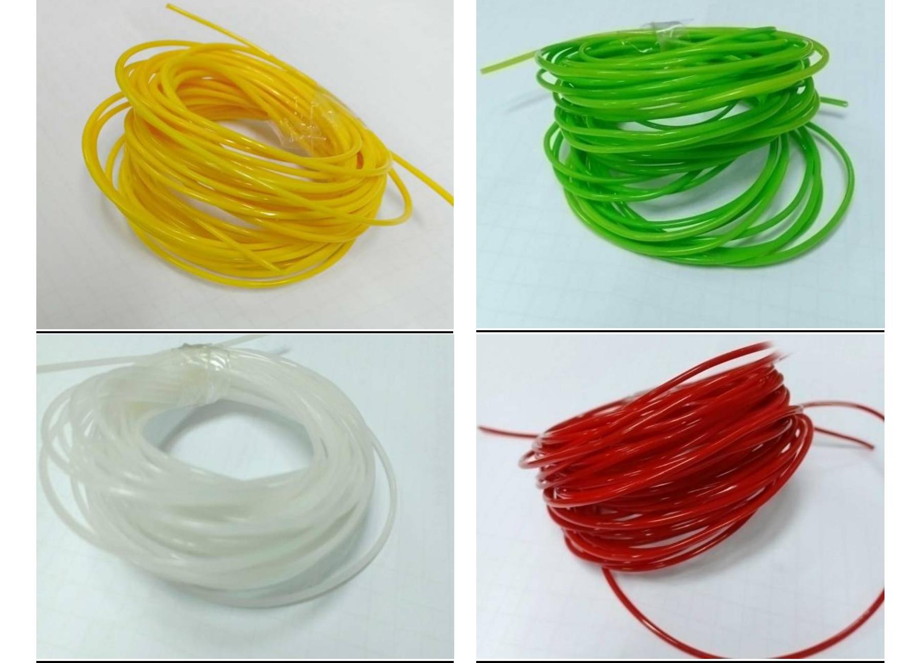 Produced filament from hdpe