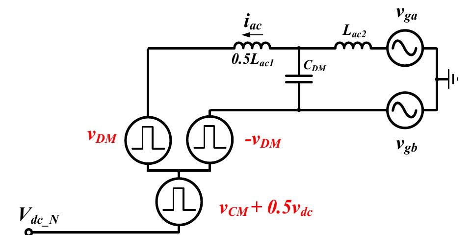 16: simplified equivalent circuit of full-bridge converter
