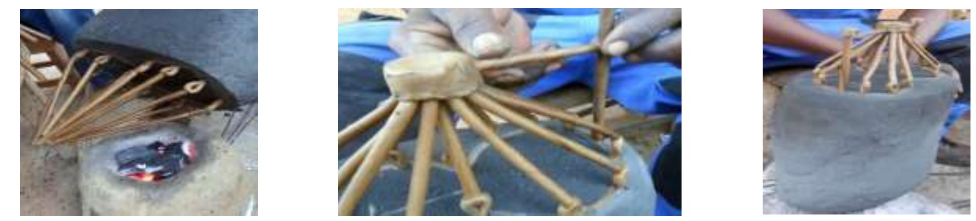 1 tree-like structure of sprues figure 12. 0 setting sprues