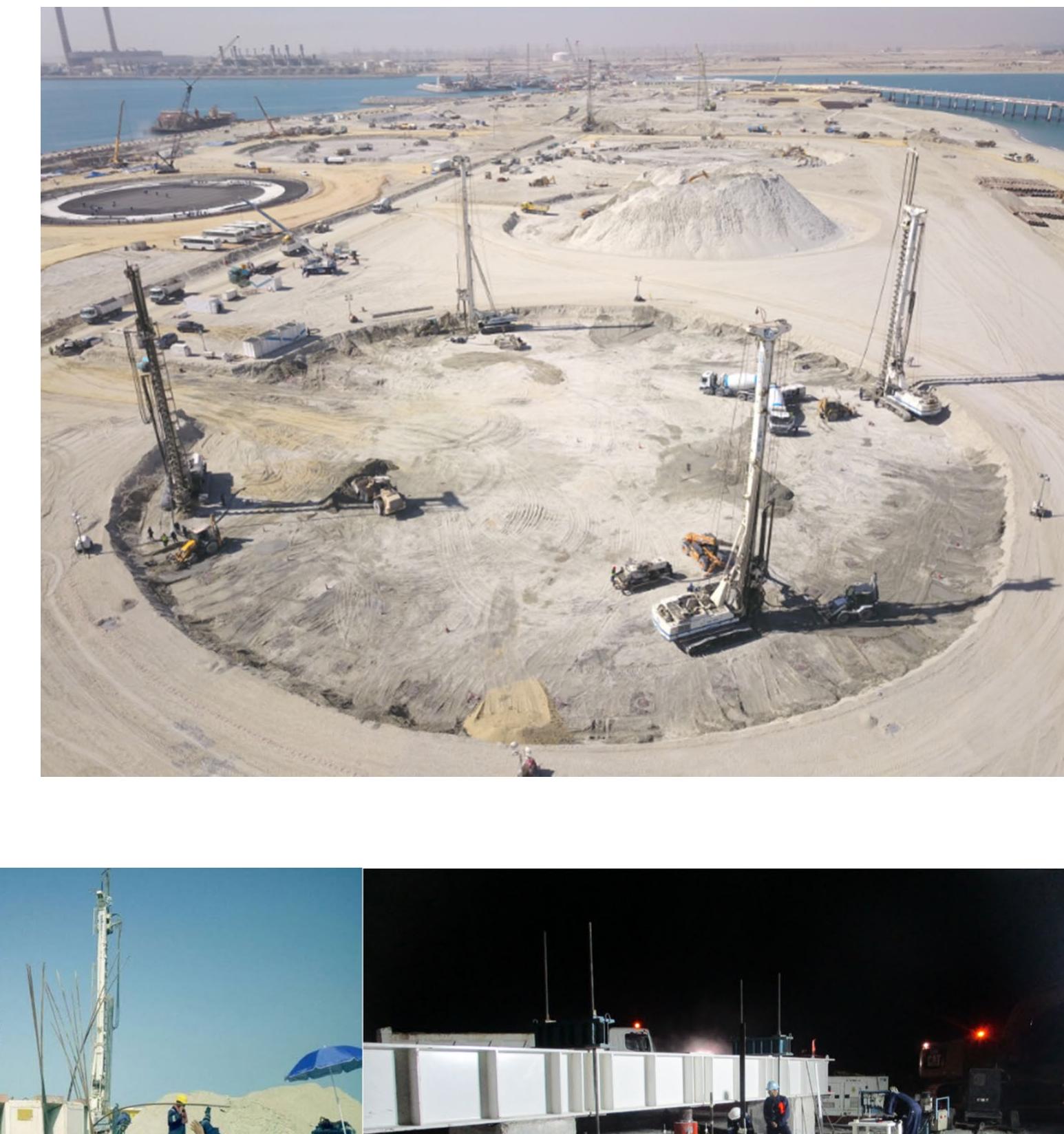 Figure 13 - LNG tanks on rigid inclusions: Kuwait