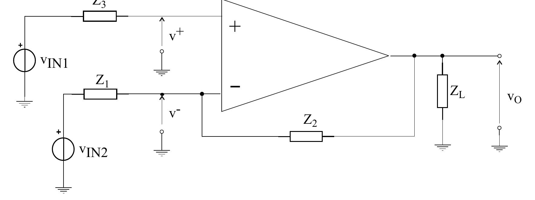 25. linear feedback opamp circuit.