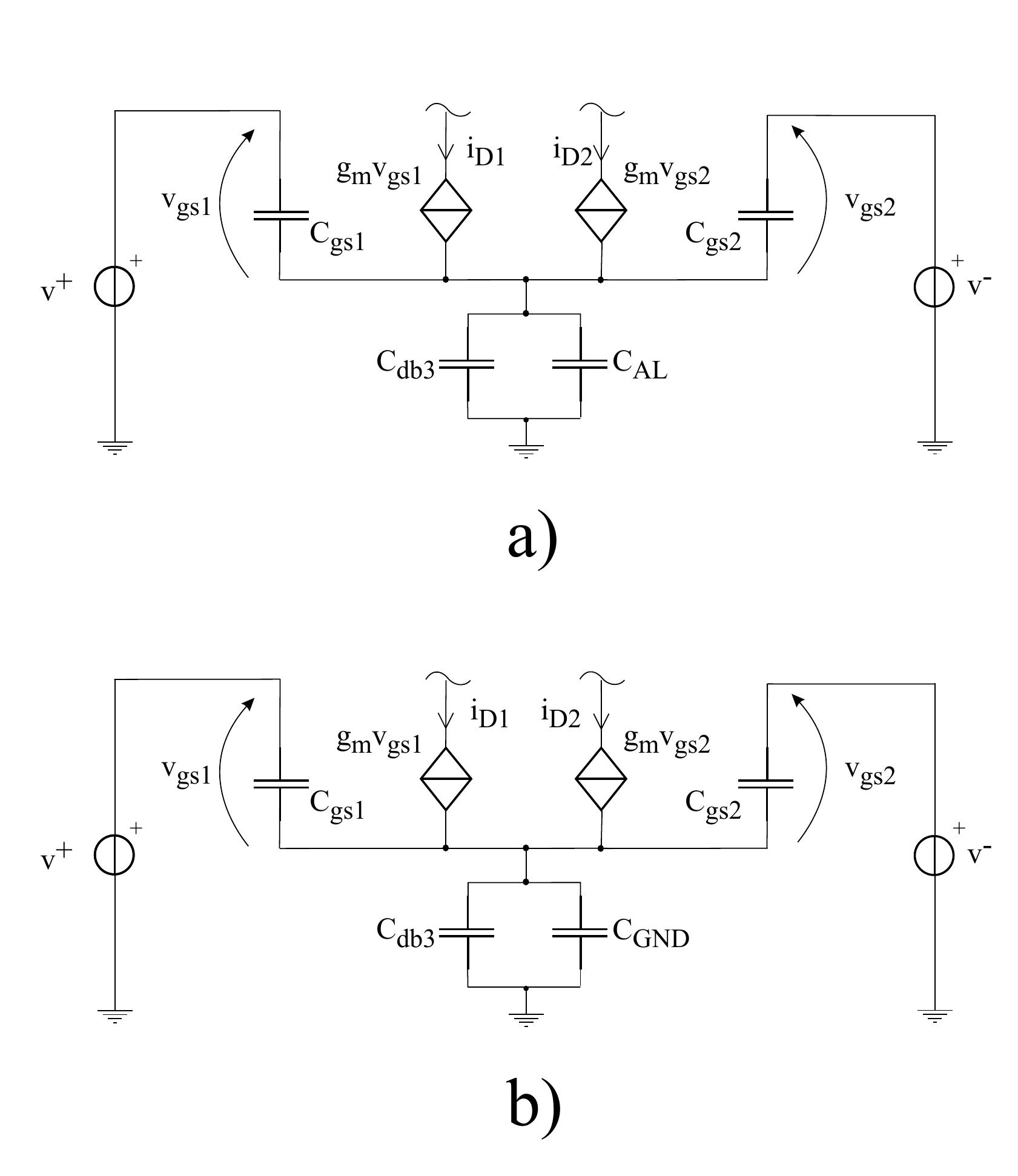 26. small-signal equivalent circuit of cmos differential