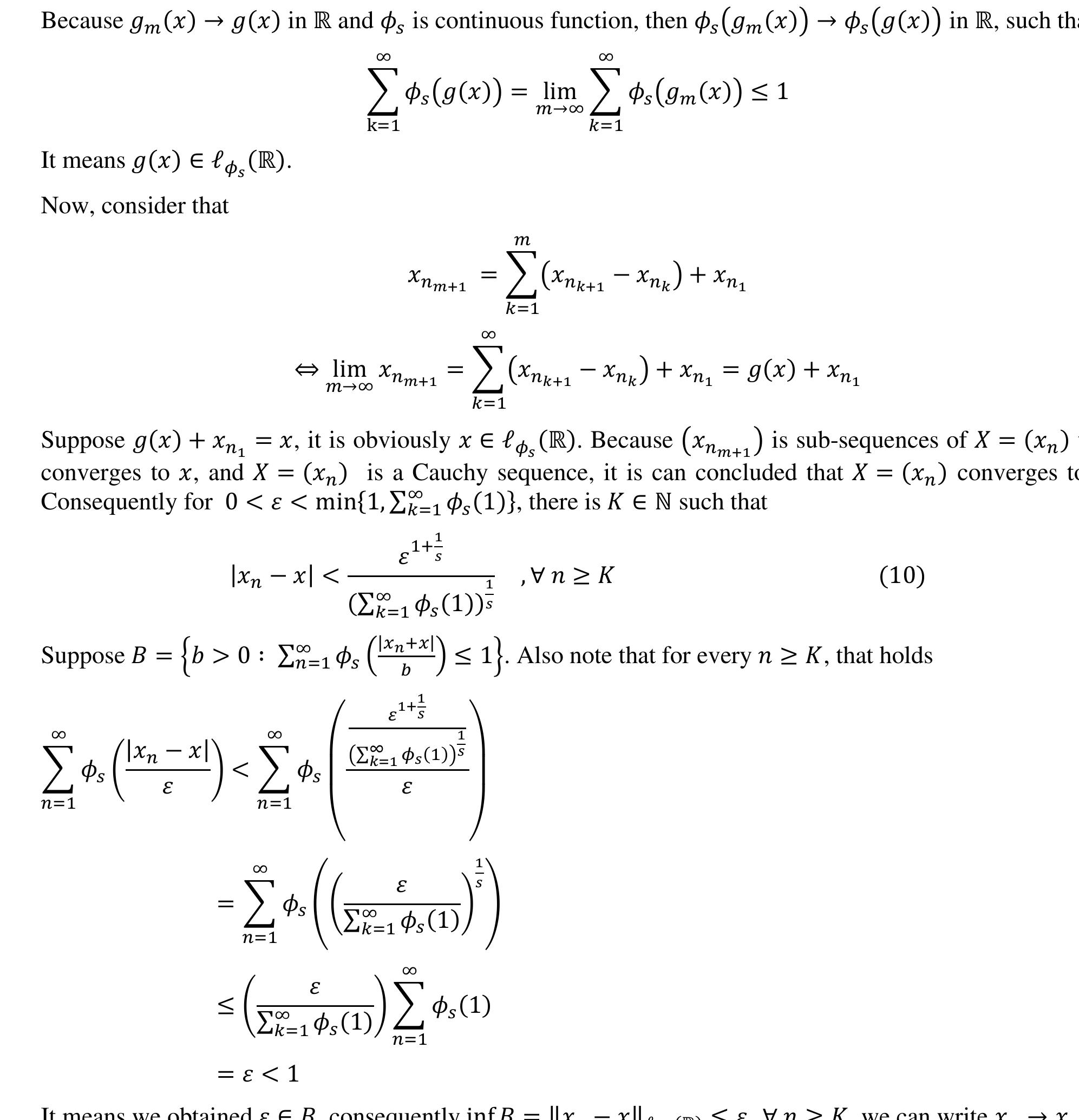 Figure 3 Generalized Orlicz Sequence Spaces