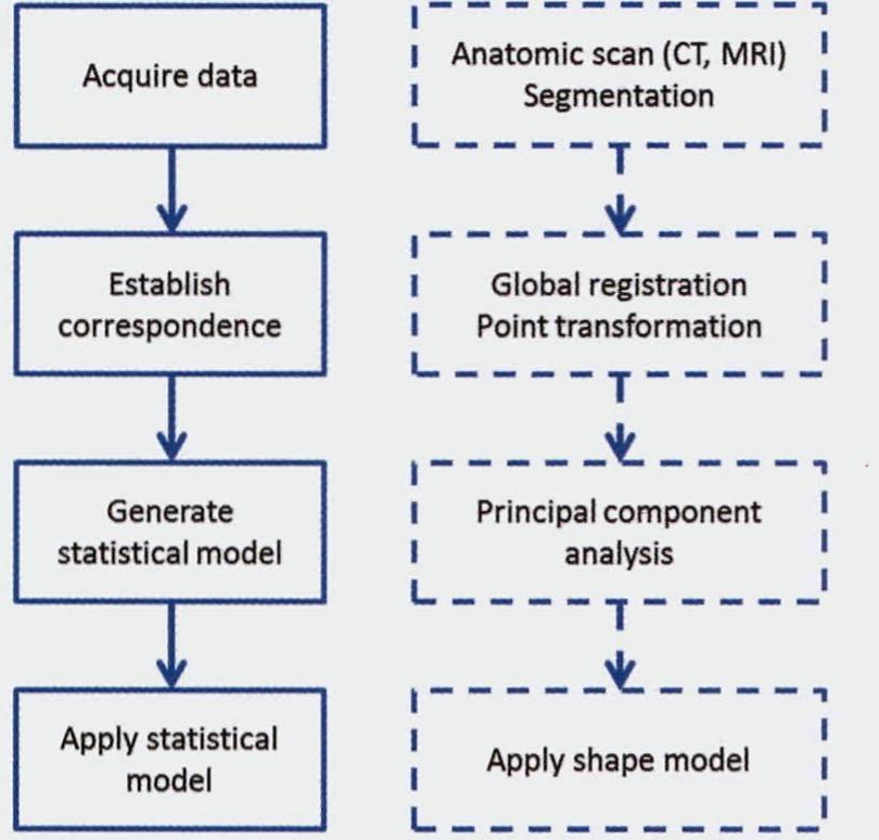 Typical framework for generating a statistical model from