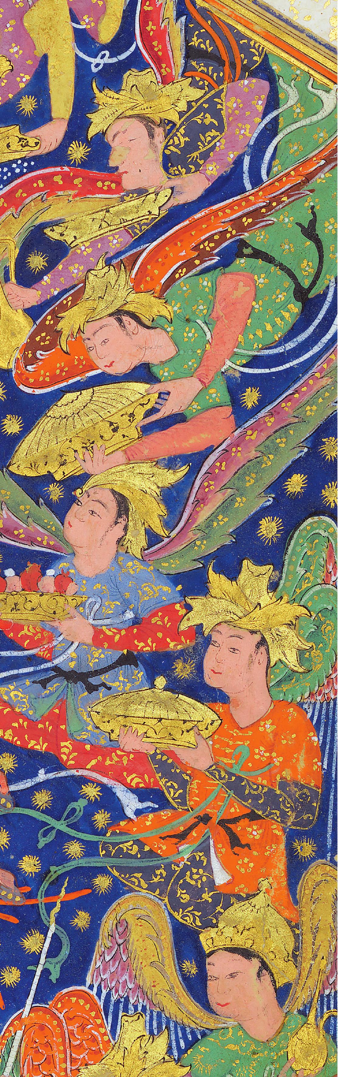 Figure 2 - Written and Visual Depictions of Buraq in Islamic