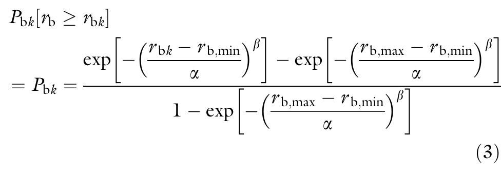 For the pore body size distribution. 7) min and 7p,max are