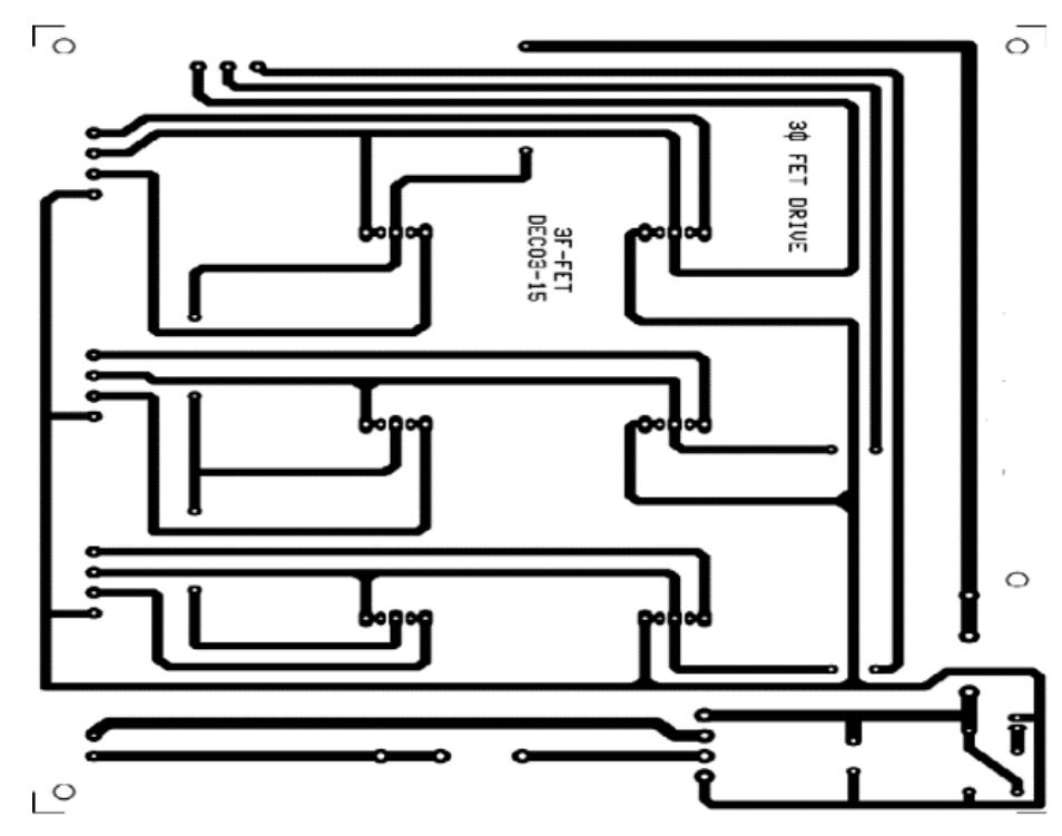 Pcb layout of three-phase inverter circuit following is the