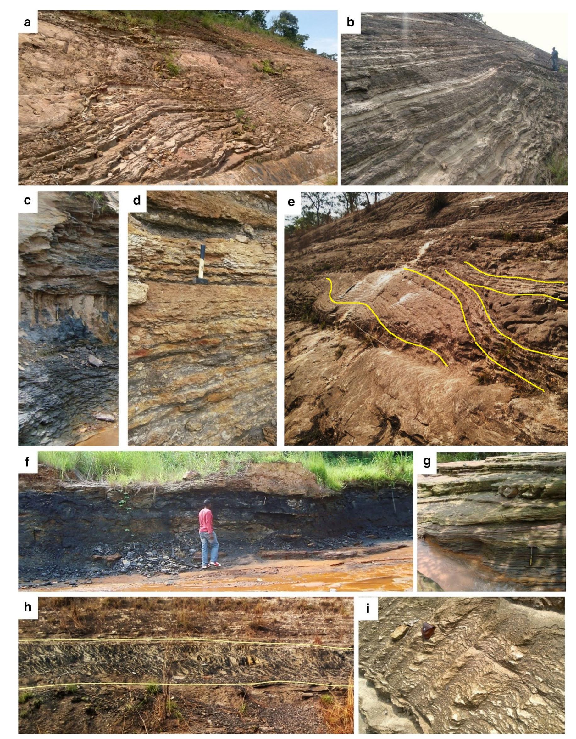 Geologic map of southeastern nigeria showing the spatial