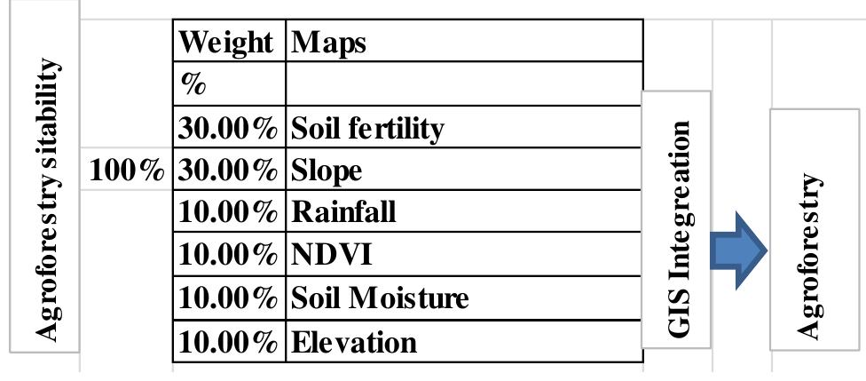Flow chart of potential agroforestry analysis