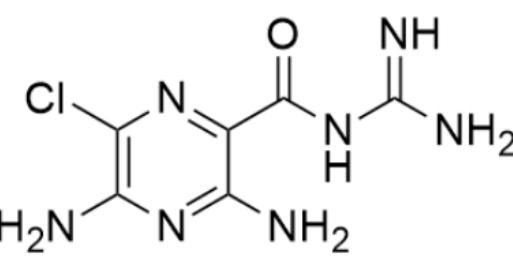 Chemical structure of amiloride fig. 2: chemical structure