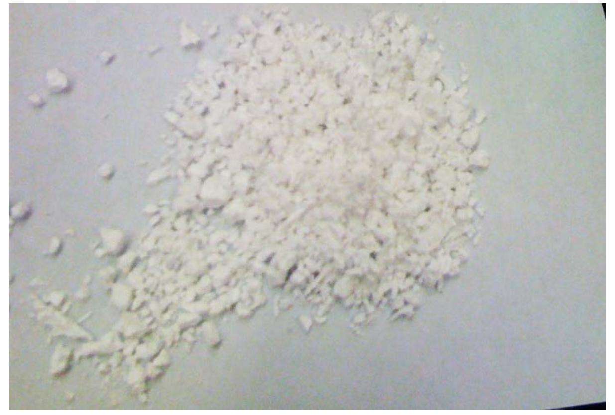 Sample of slurry after centrifugation.