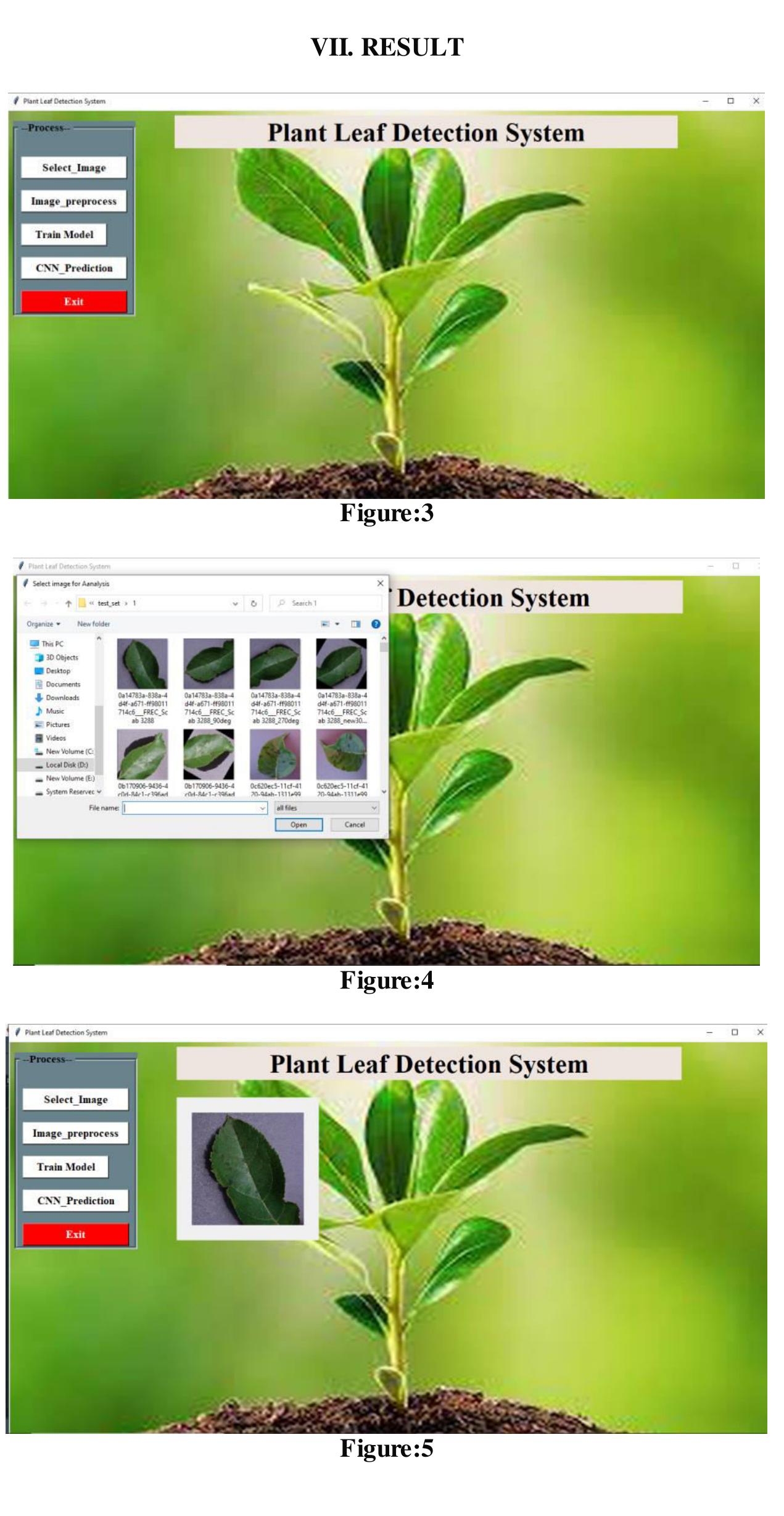 Figure 4 - Plant leaf disease detection using deep learning Figure 4 - Plant leaf disease detection using deep learning