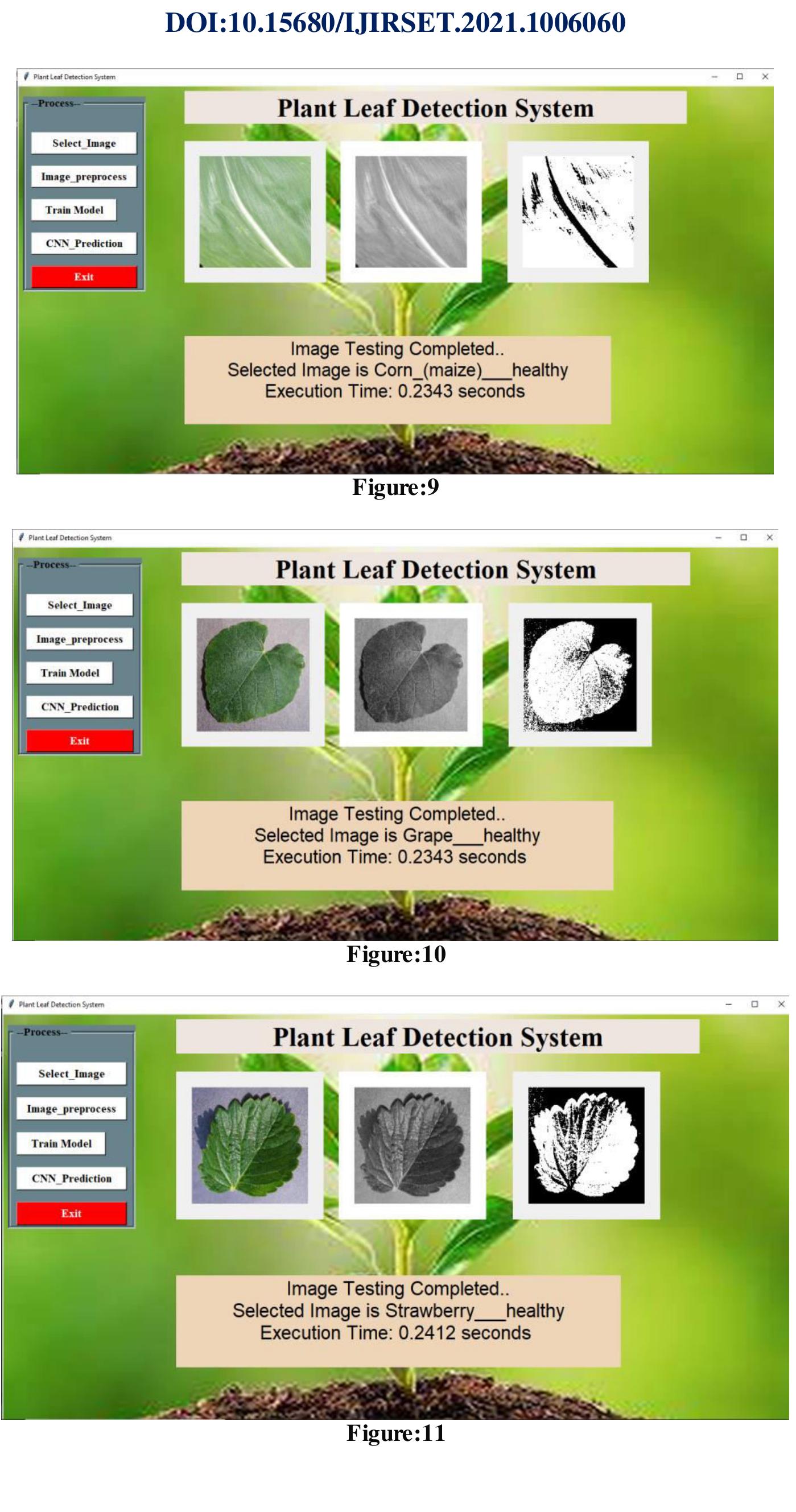 Figure 6 - Plant leaf disease detection using deep learning