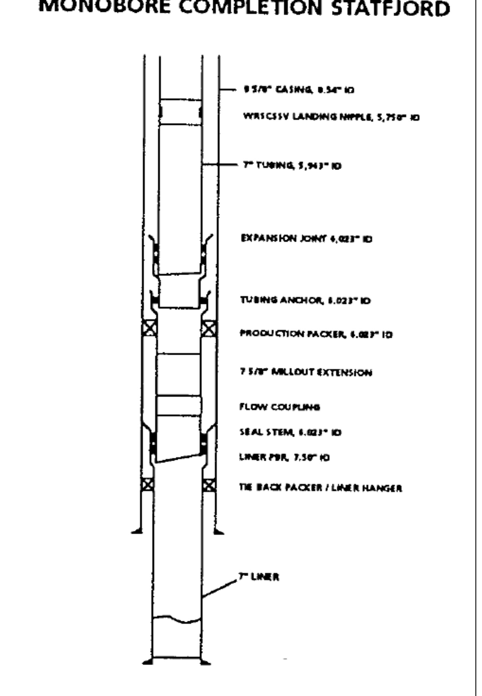 Figure 11 - Monobore completion design: Classification,