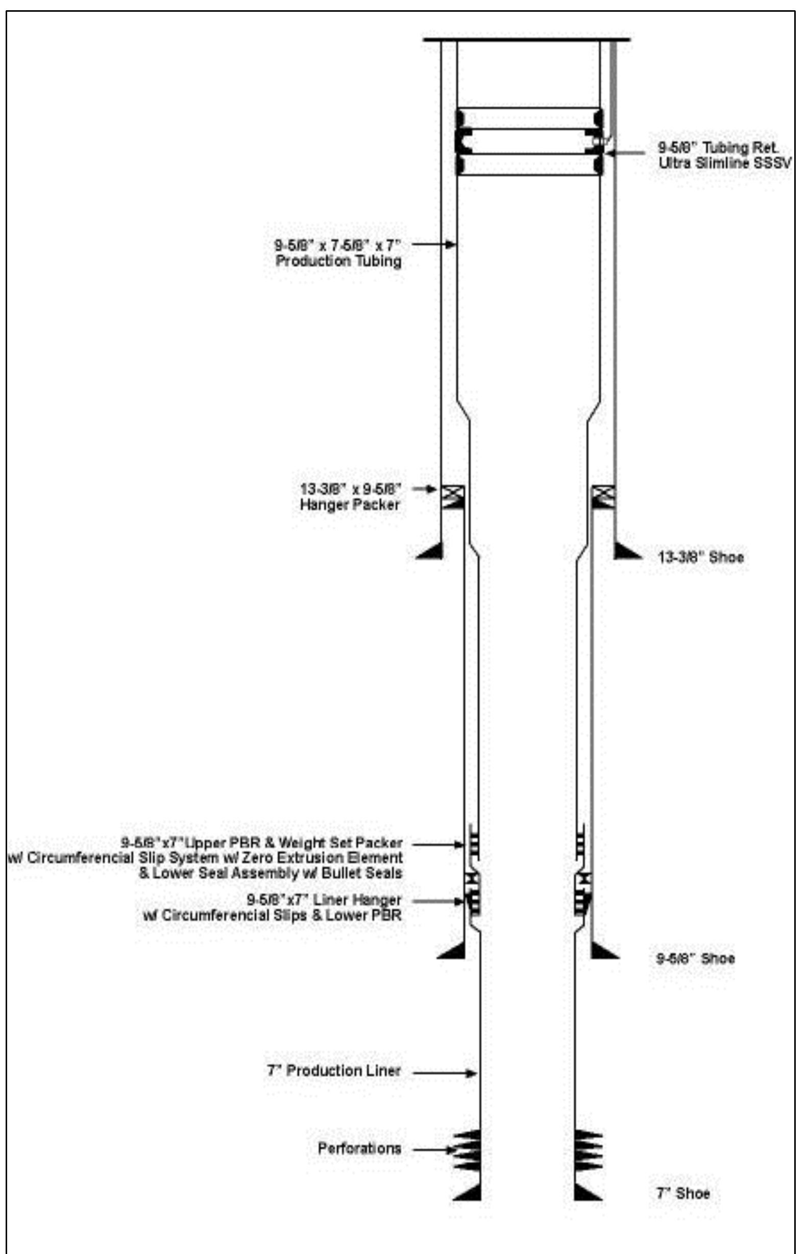 Figure 19 - Monobore completion design: Classification,
