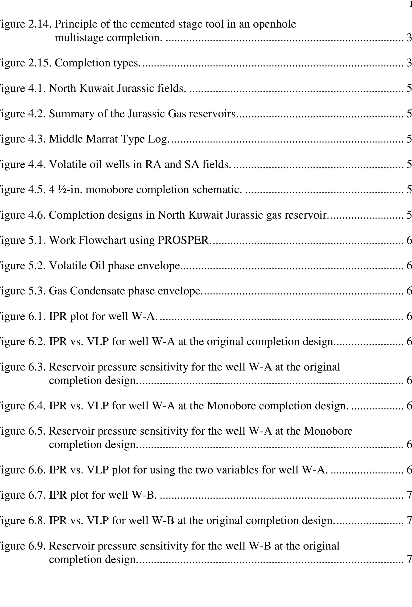Table 1 - Monobore completion design: Classification,