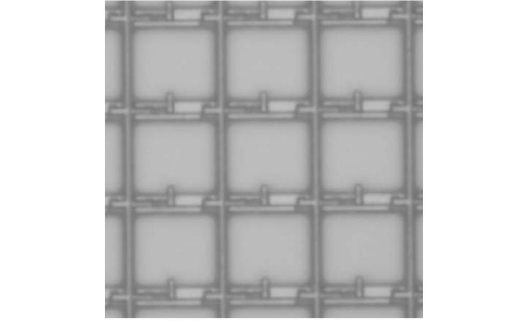 Part of a 2d pixels array featuring 10 1m pitch with a very