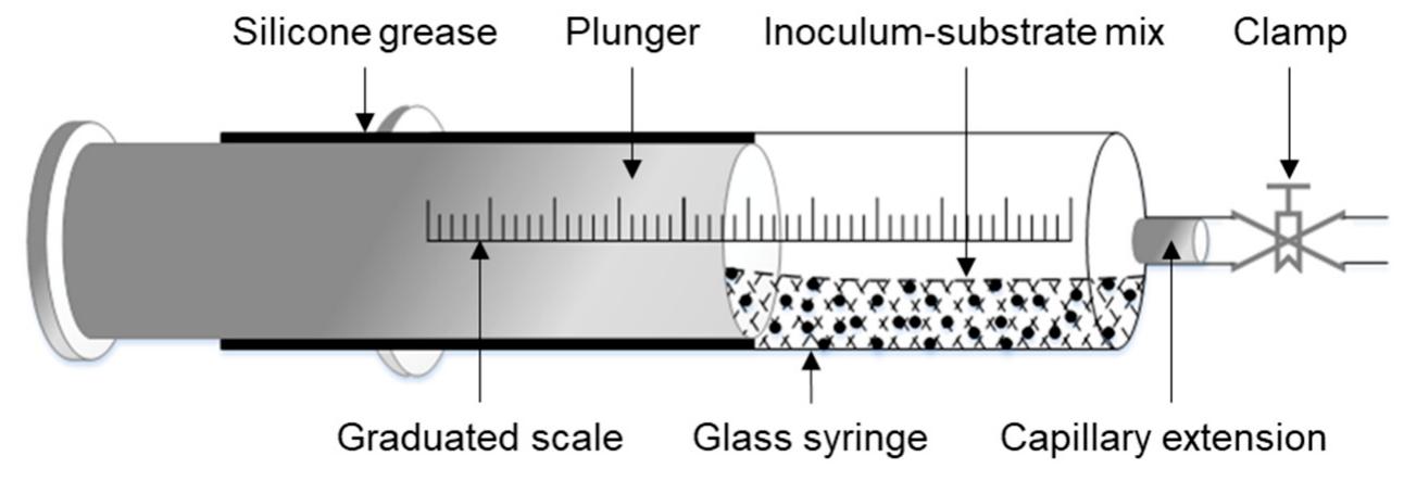 A hohenheim biogas yield test bioreactor (hbt assay/syringe