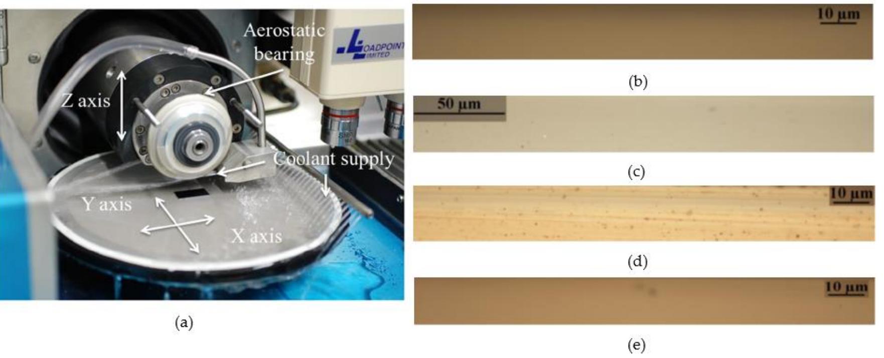 (a) a dicing machine (loadpoint, microace, series 3) with