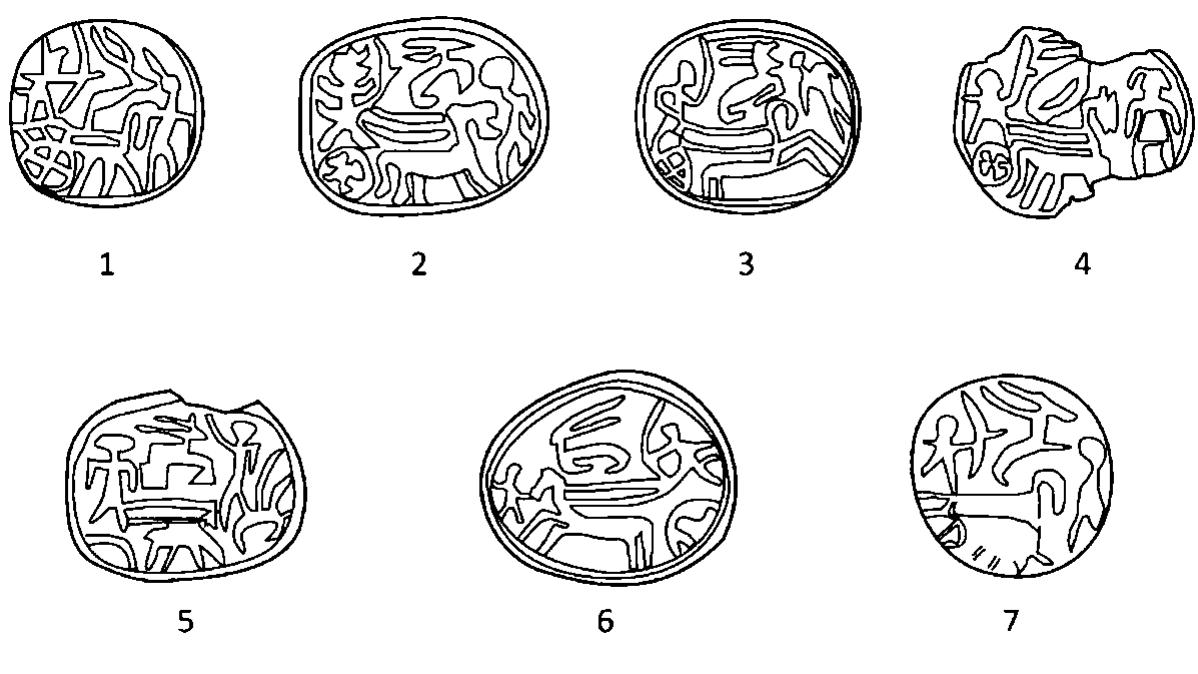 Late ia i-early ia iia depictions of a chariot scene: 1: