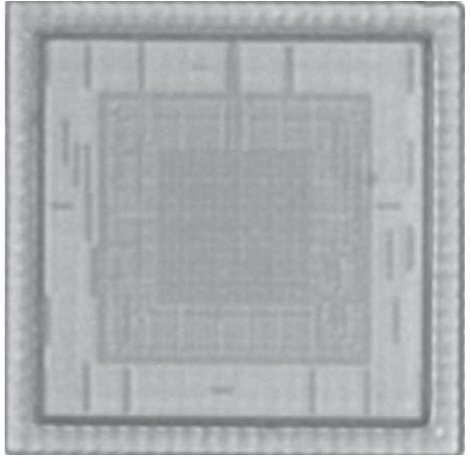 Typical thru-scan image showing no delamination after 1000