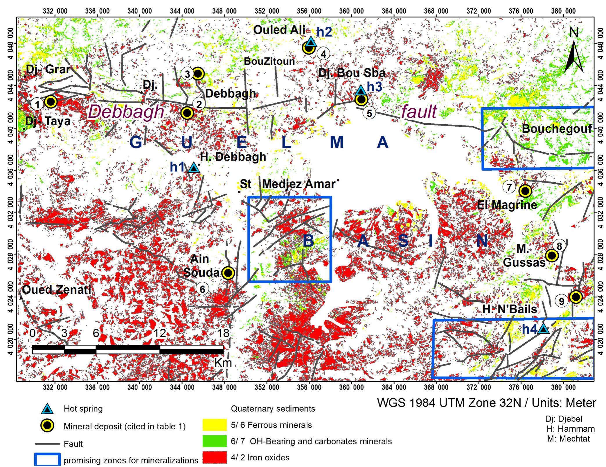 Resultant map shows the positive correlation between major