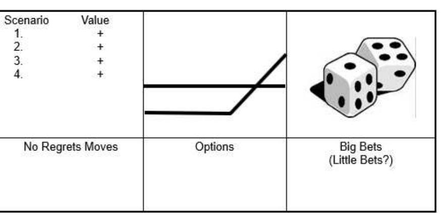 Source: adapted from “strategy under uncertainty”, harvard