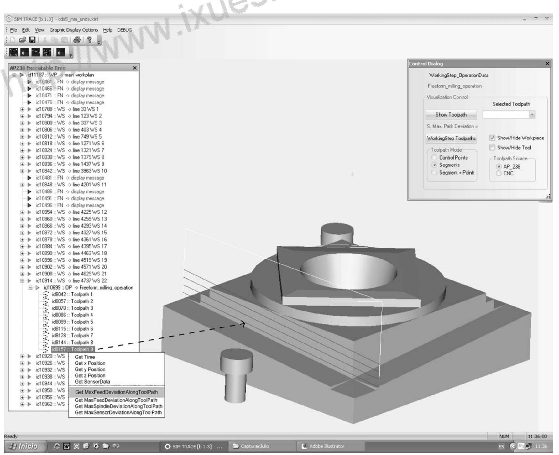 After selecting the traceability requirements, the module is