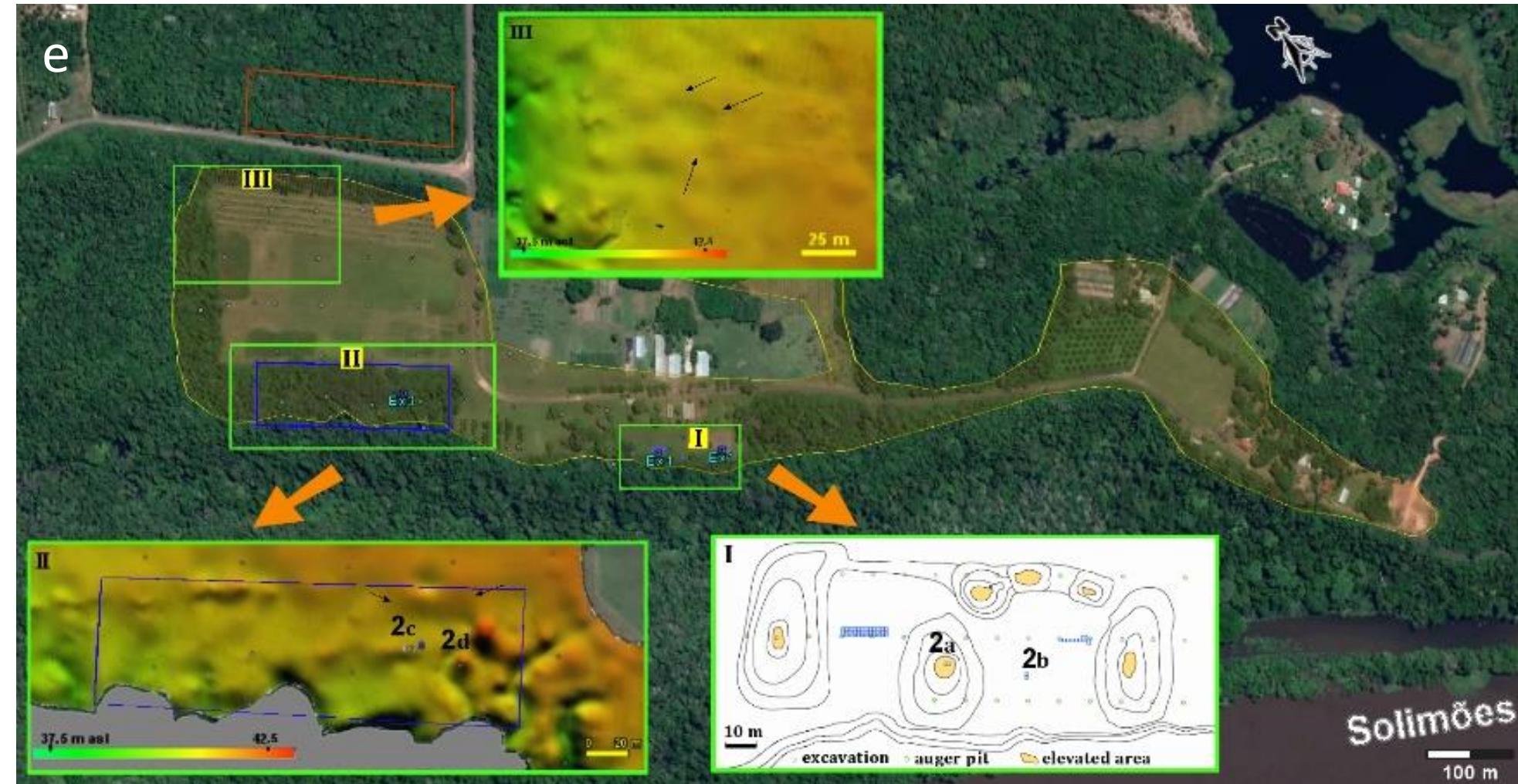 E map of the caldeirao ade site. google earth image of the